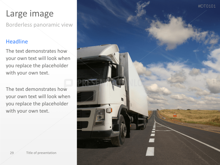 Truck | PowerPoint Templates | PresentationLoad