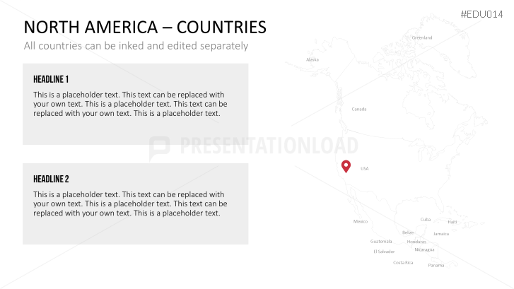 University PowerPoint Template North America | PowerPoint Templates ...