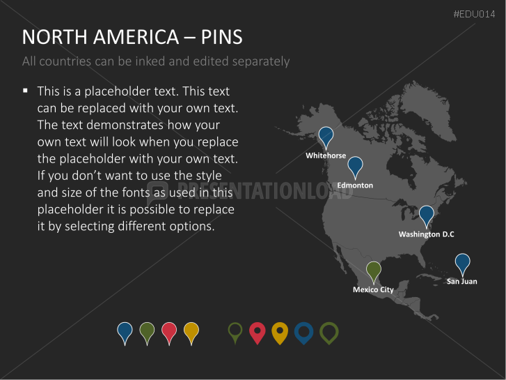 University PowerPoint Template North America | PowerPoint Templates ...