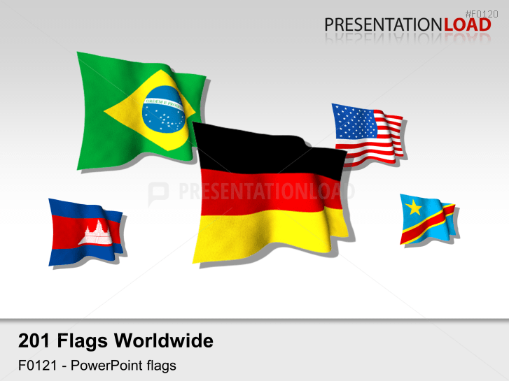 PowerPoint Flag Icons of the World's Countries | PresentationLoad