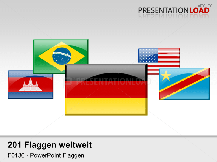 Flaggen für PowerPoint-Präsentationen