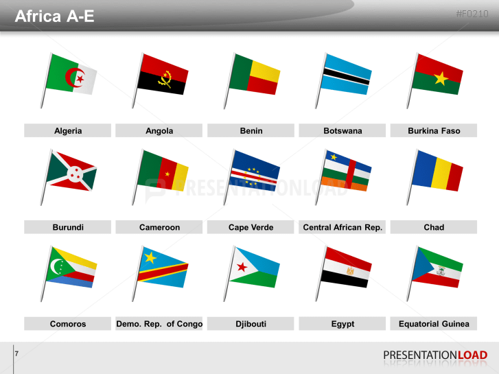 Africa Flags - Flags | PowerPoint Templates | PresentationLoad