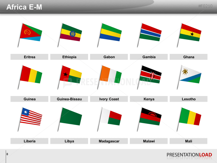 Africa Flags - Flags | PowerPoint Templates | PresentationLoad