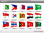 PresentationLoad | Asia & Pacific - Flags 3D