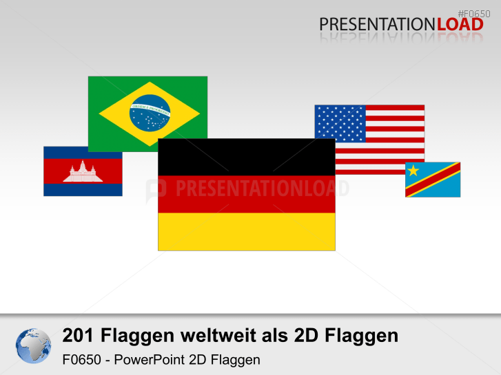 Flaggen für PowerPoint-Präsentationen
