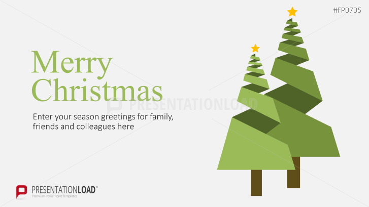 Christmas Templates Christmas Tree Vector 1 | PowerPoint Templates ...