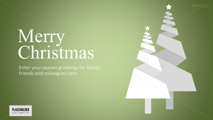 Christmas Templates Christmas Tree Vector 1 | PowerPoint Templates ...