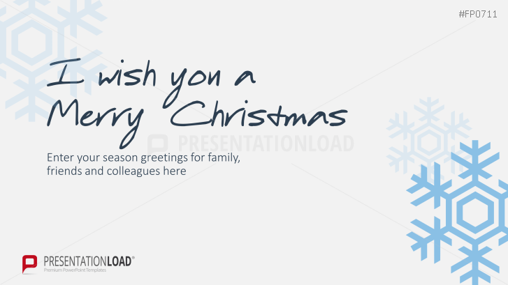 Christmas Templates Snowflake | PowerPoint Templates | PresentationLoad