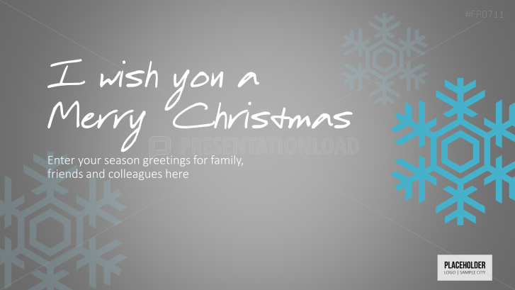 Christmas Templates Snowflake | PowerPoint Templates | PresentationLoad