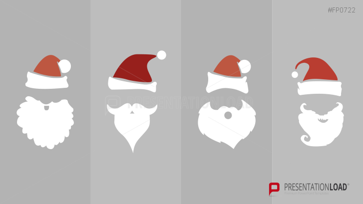 Christmas Templates Christmas Santaface | PowerPoint Templates ...
