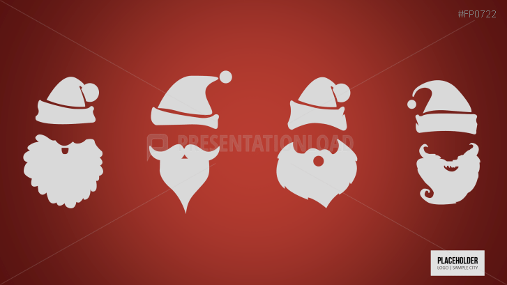 Christmas Templates Christmas Santaface | PowerPoint Templates ...