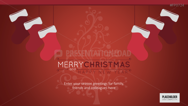 Christmas Templates Christmas-Socks | PowerPoint Templates ...