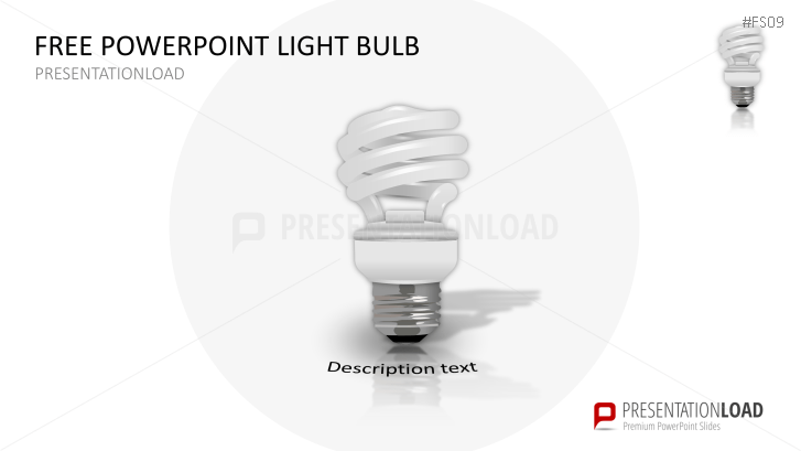 Free PowerPoint Template Light Bulb | PowerPoint Templates ...