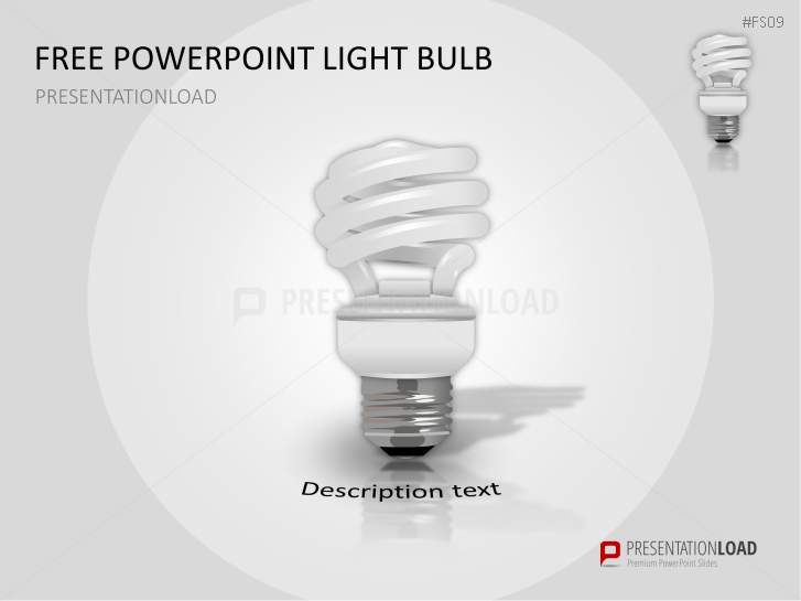 Free PowerPoint Template Light Bulb | PowerPoint Templates ...