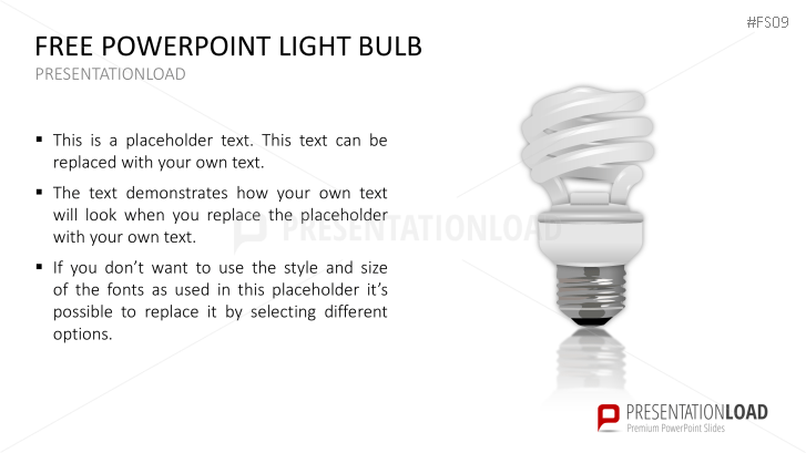 Free PowerPoint Template Light Bulb | PowerPoint Templates ...