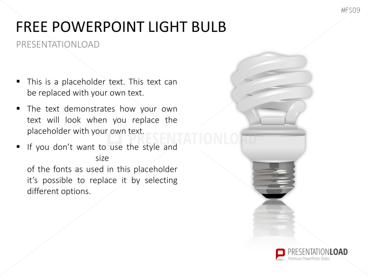 Free PowerPoint Template Light Bulb | PowerPoint Templates ...