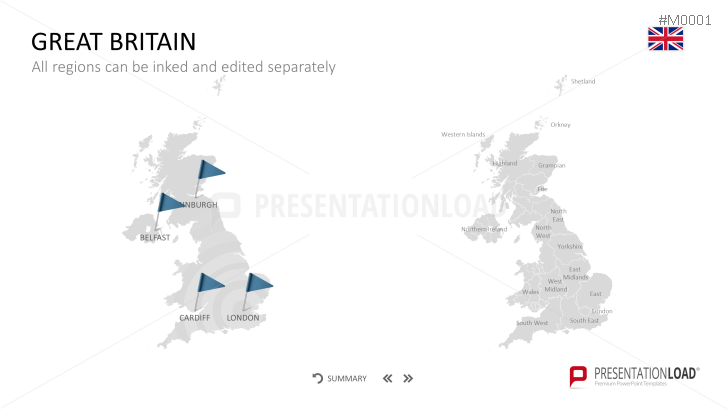 Corporate Map Pack | PowerPoint Templates | PresentationLoad