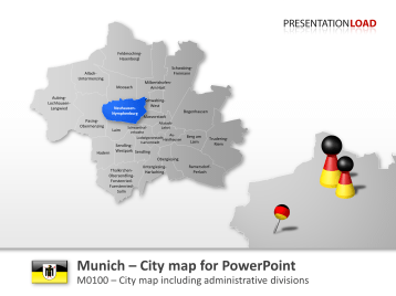 PowerPoint Maps of Cities & Capitals | PresentationLoad