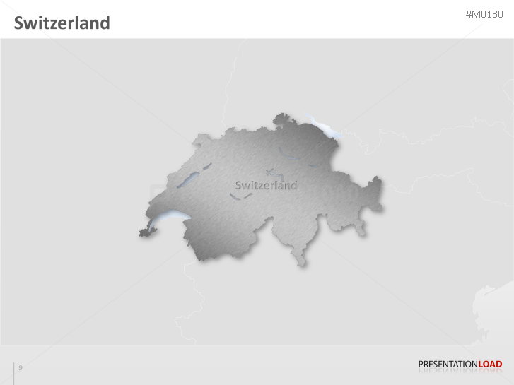 PowerPoint Map Switzerland | PresentationLoad