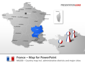 #1 PowerPoint Map Templates | PresentationLoad