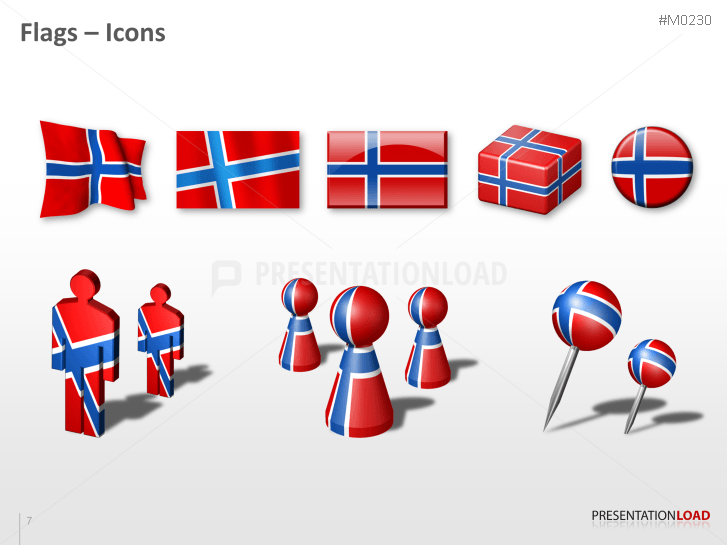 PowerPoint Map Norway | PresentationLoad