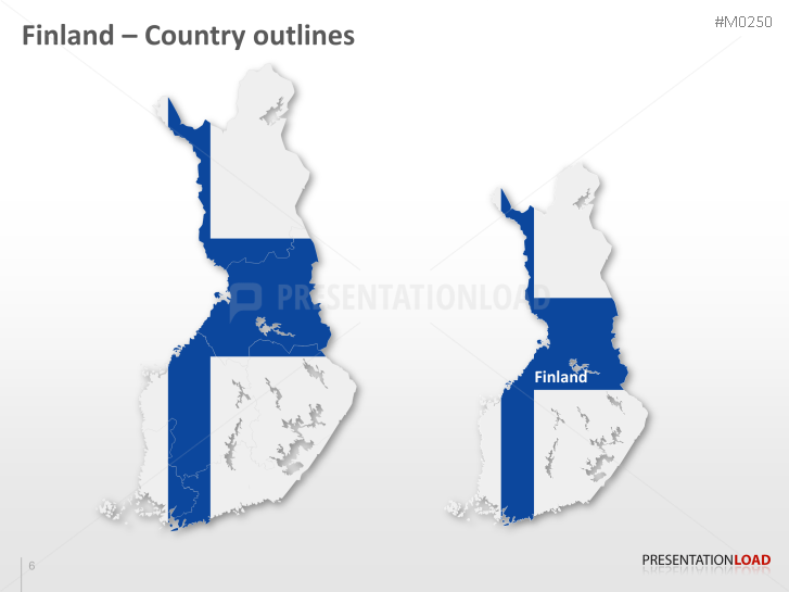 PowerPoint Map Finland | PresentationLoad