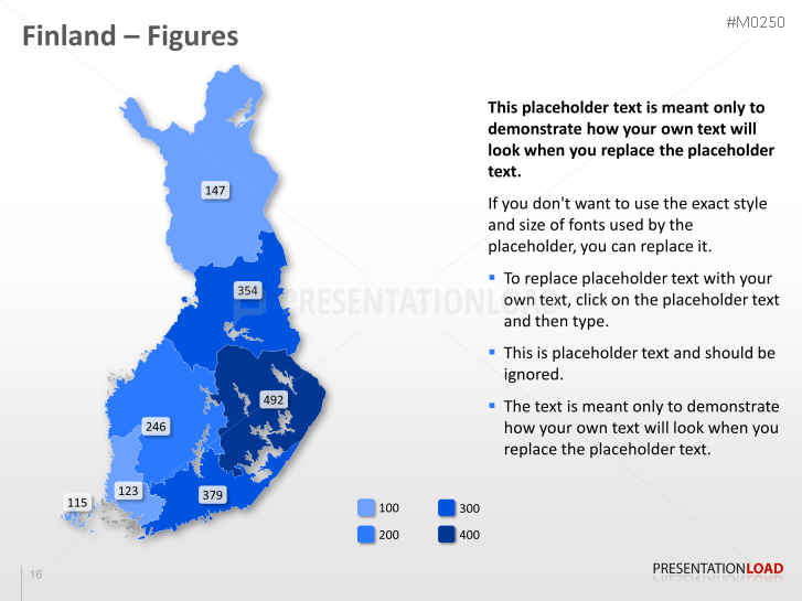 PowerPoint Map Finland | PresentationLoad