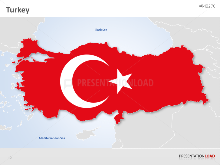 PowerPoint Map Turkey | PresentationLoad