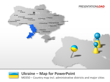 PowerPoint Maps of Ukraine | PresentationLoad