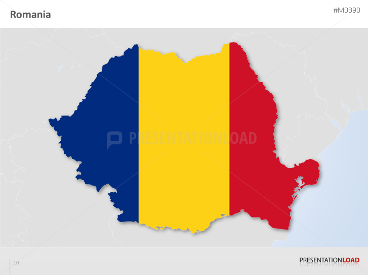 PowerPoint Map Romania | PresentationLoad