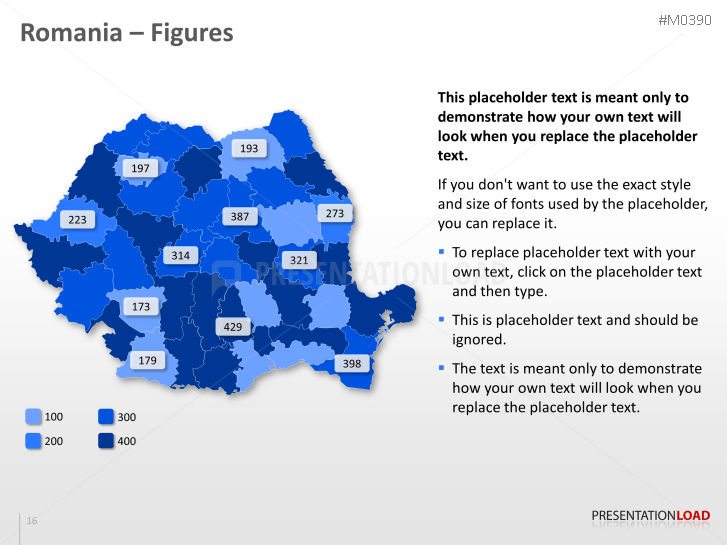 Romania Map 01 Powerpoint Templates Chad Flag 02 - PowerPoint Templates