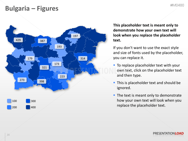 PowerPoint Map Bulgaria | PresentationLoad