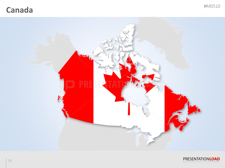 PowerPoint Map Canada | PresentationLoad
