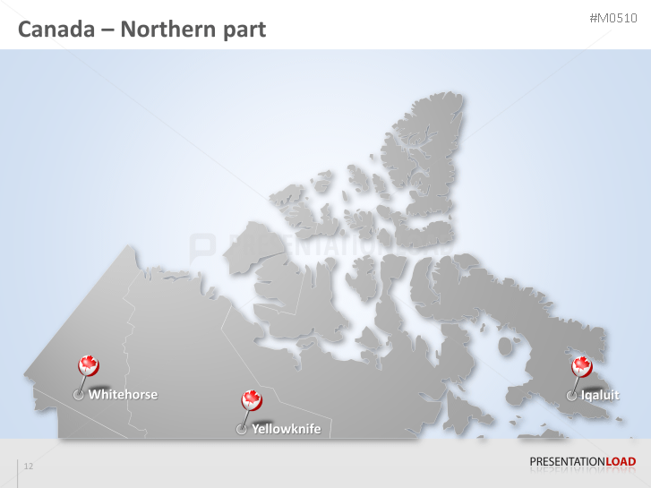 PowerPoint Map Canada | PresentationLoad