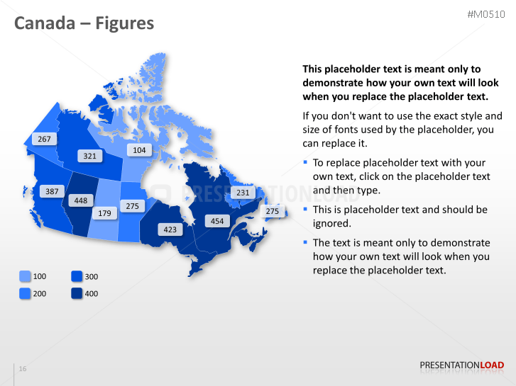 PowerPoint Map Canada | PresentationLoad
