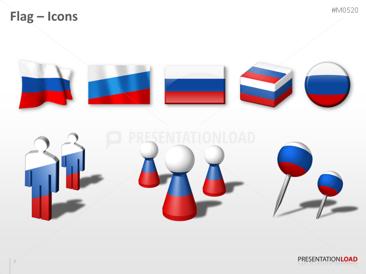 PowerPoint Map Russia | PresentationLoad