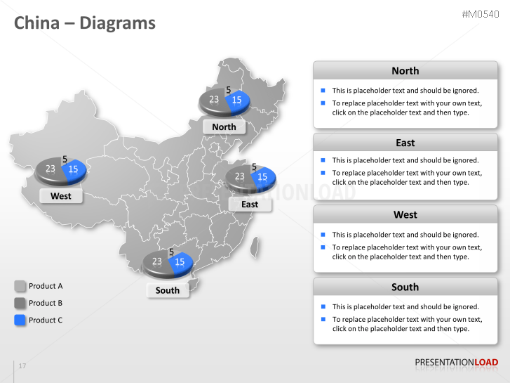 PowerPoint Map China | PresentationLoad