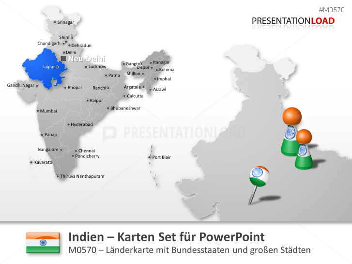 Indien | PowerPoint Vorlage | PresentationLoad
