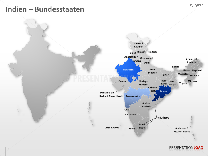 Indien | PowerPoint Vorlage | PresentationLoad