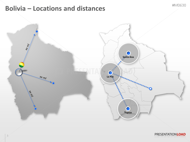 PowerPoint Map Bolivia | PresentationLoad