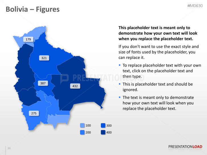 PowerPoint Map Bolivia | PresentationLoad