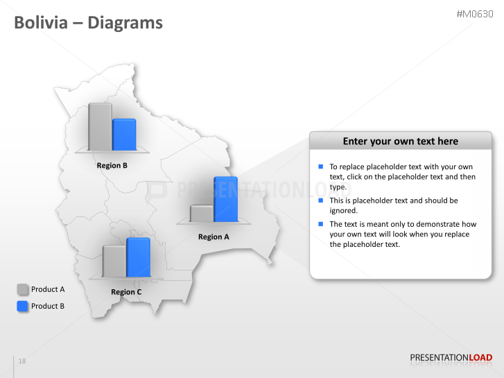 PowerPoint Map Bolivia | PresentationLoad