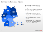 PowerPoint Map Germany - Nielsen Areas | PresentationLoad