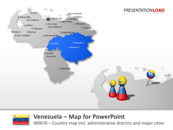PowerPoint Maps of Venezuela