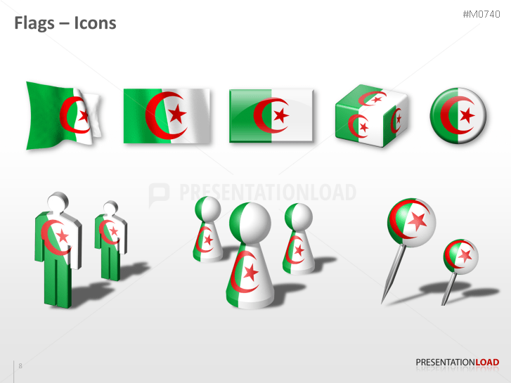 PowerPoint Map of Algeria | PresentationLoad