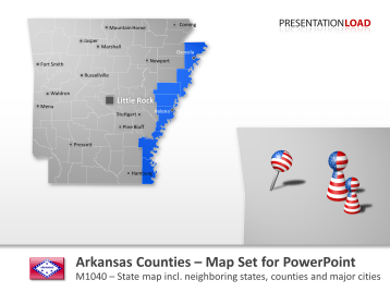 PowerPoint Maps of the United States / USA | PresentationLoad