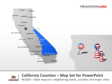PowerPoint Maps of the United States / USA | PresentationLoad