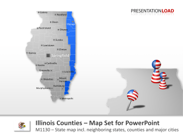 PowerPoint Maps of the United States / USA | PresentationLoad