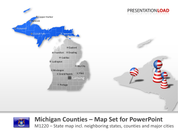 PowerPoint Maps of the United States / USA | PresentationLoad