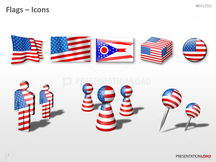 PowerPoint Map Ohio Counties (USA) | PresentationLoad
